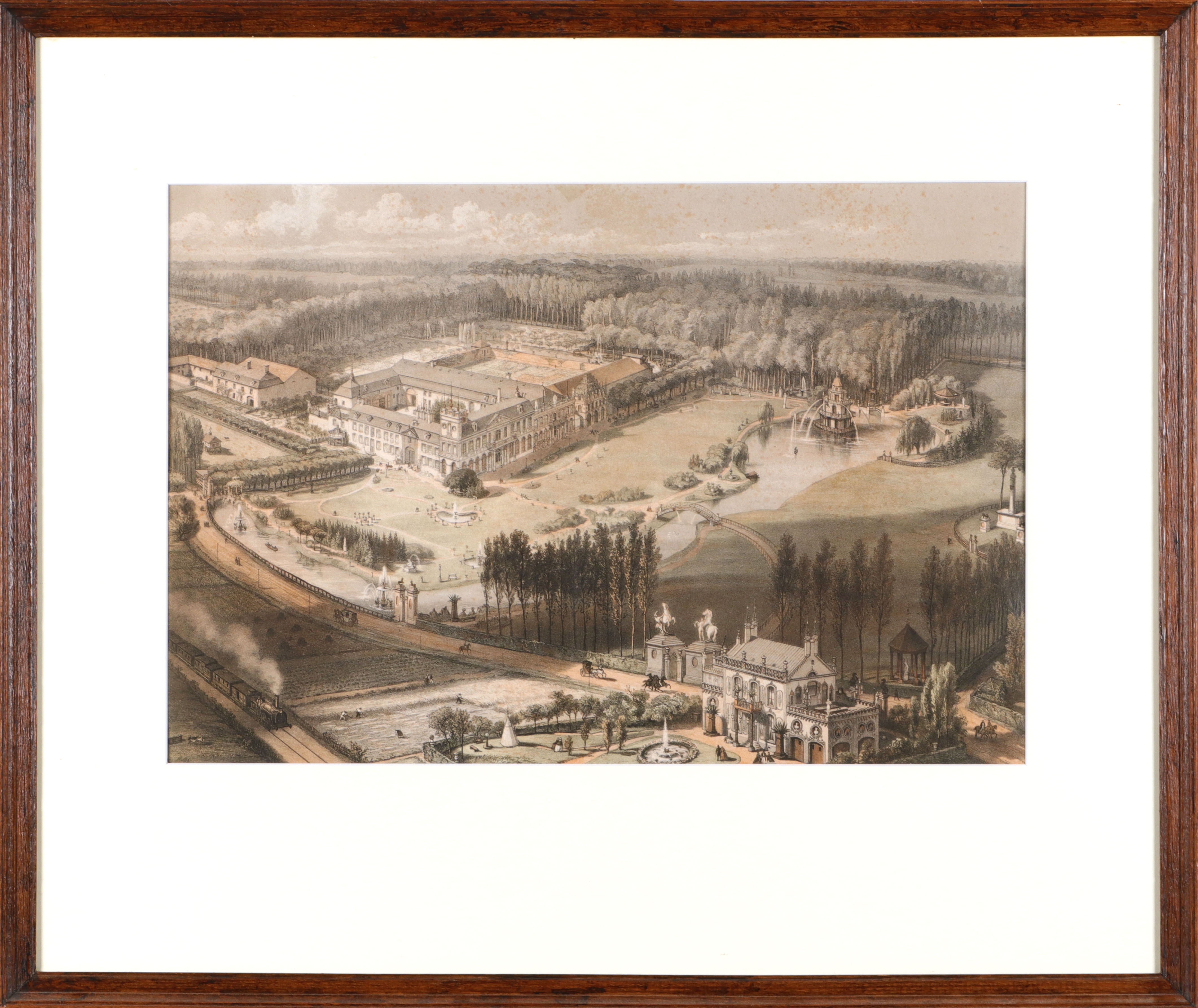Theodore Muller | ‘Plan général des trois châteaux Vaeshartelt’ (1863 ...