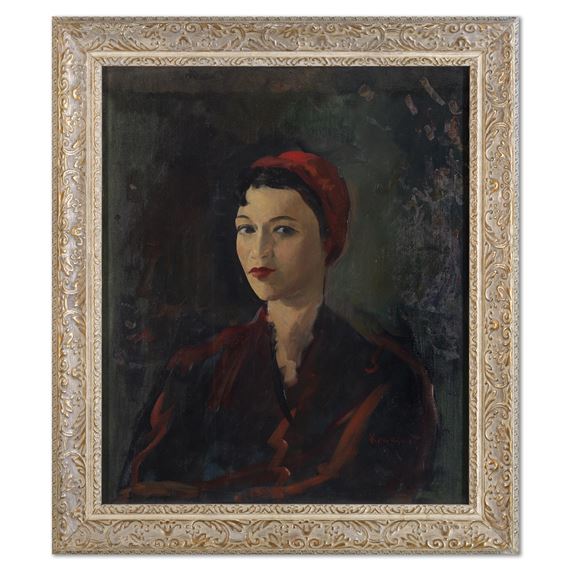 Jacob Kramer | Portrait of Elizabeth Welsh (1941) | MutualArt