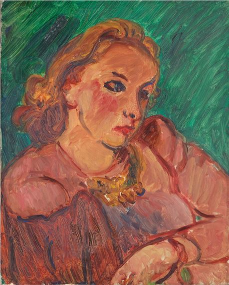 Matthew Arnold Bracy Smith | Portrait of Elizabeth (1941) | MutualArt