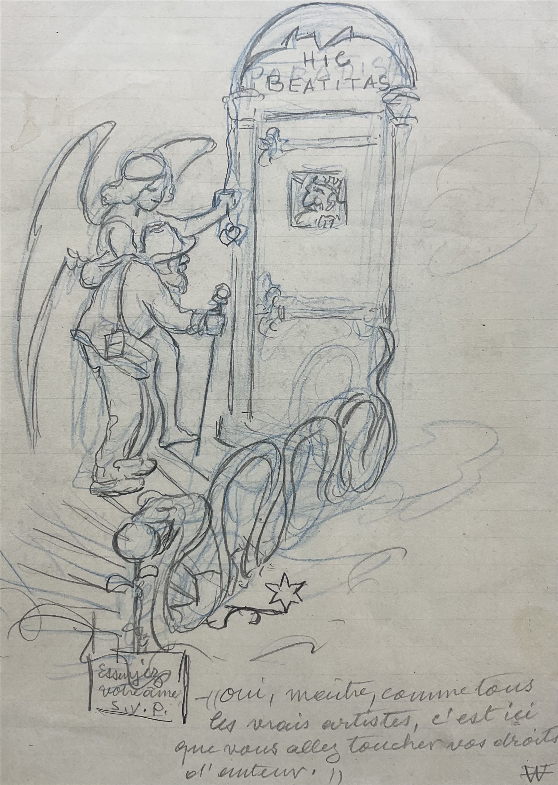 Adolphe-Léon Willette | Heaven’s Gate | MutualArt