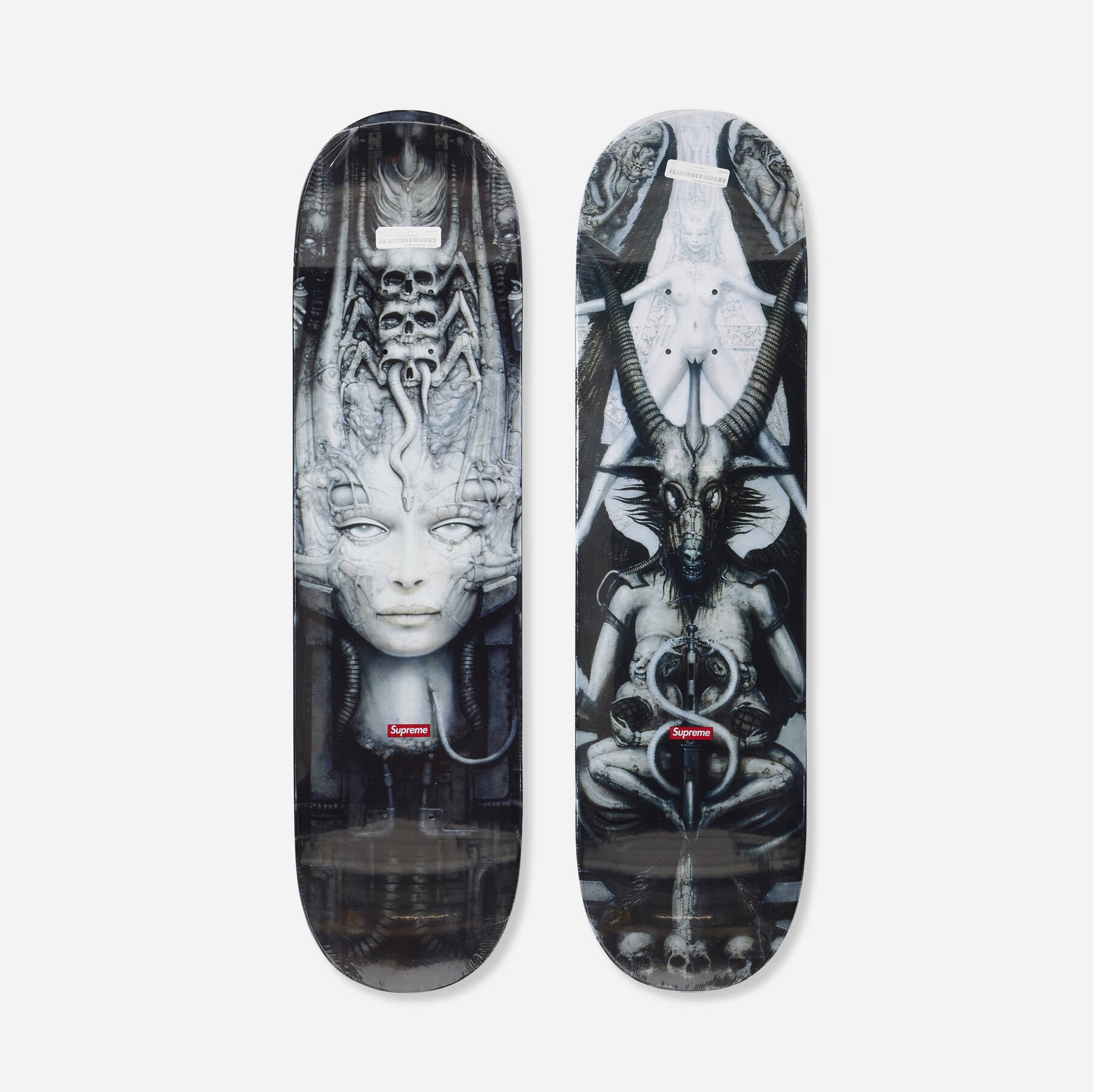 H. R. Giger | Li II and The Spell IV skate decks (set of two (2014 ...