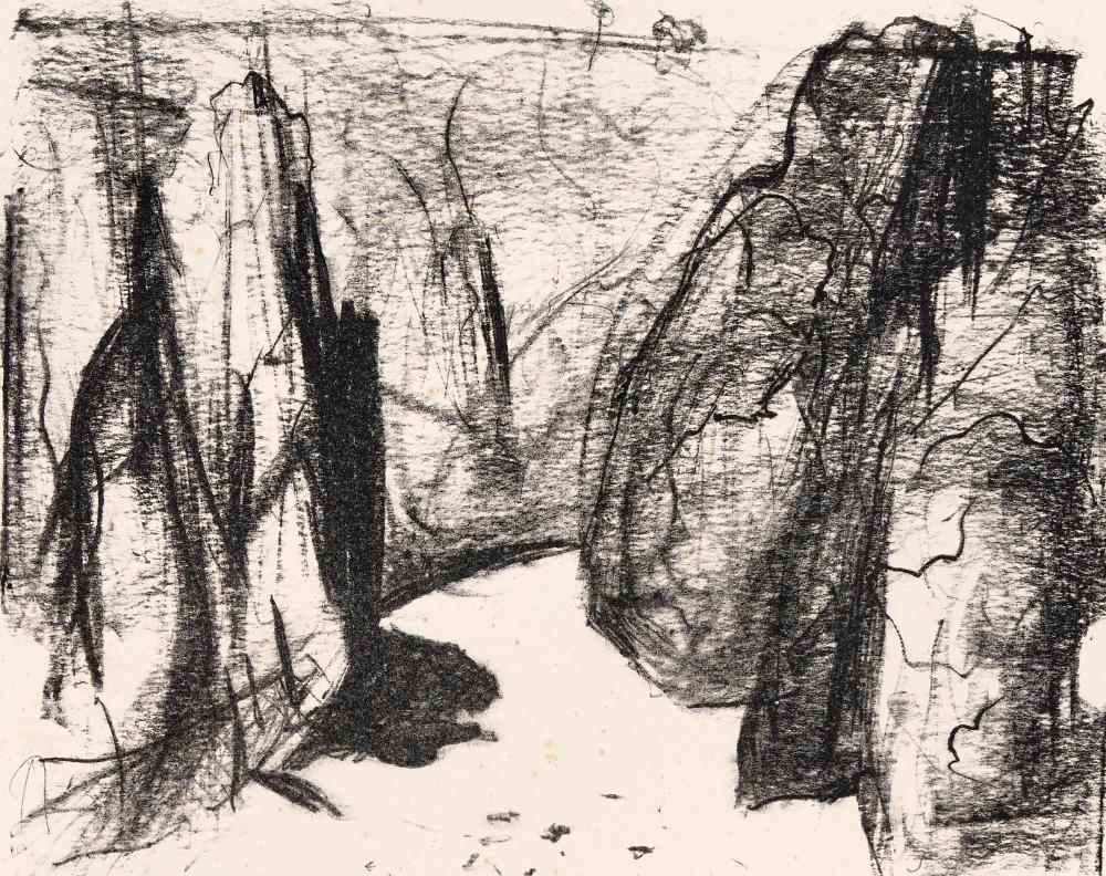 Lloyd Rees | The Gorge 2 (1982) | MutualArt