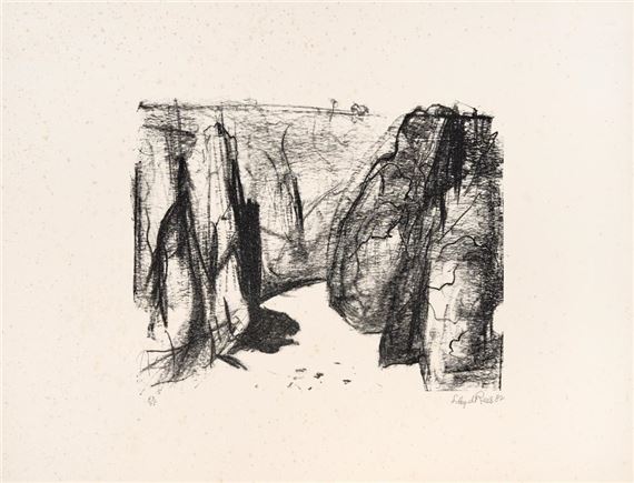 Lloyd Rees | The Gorge 2 (1982) | MutualArt