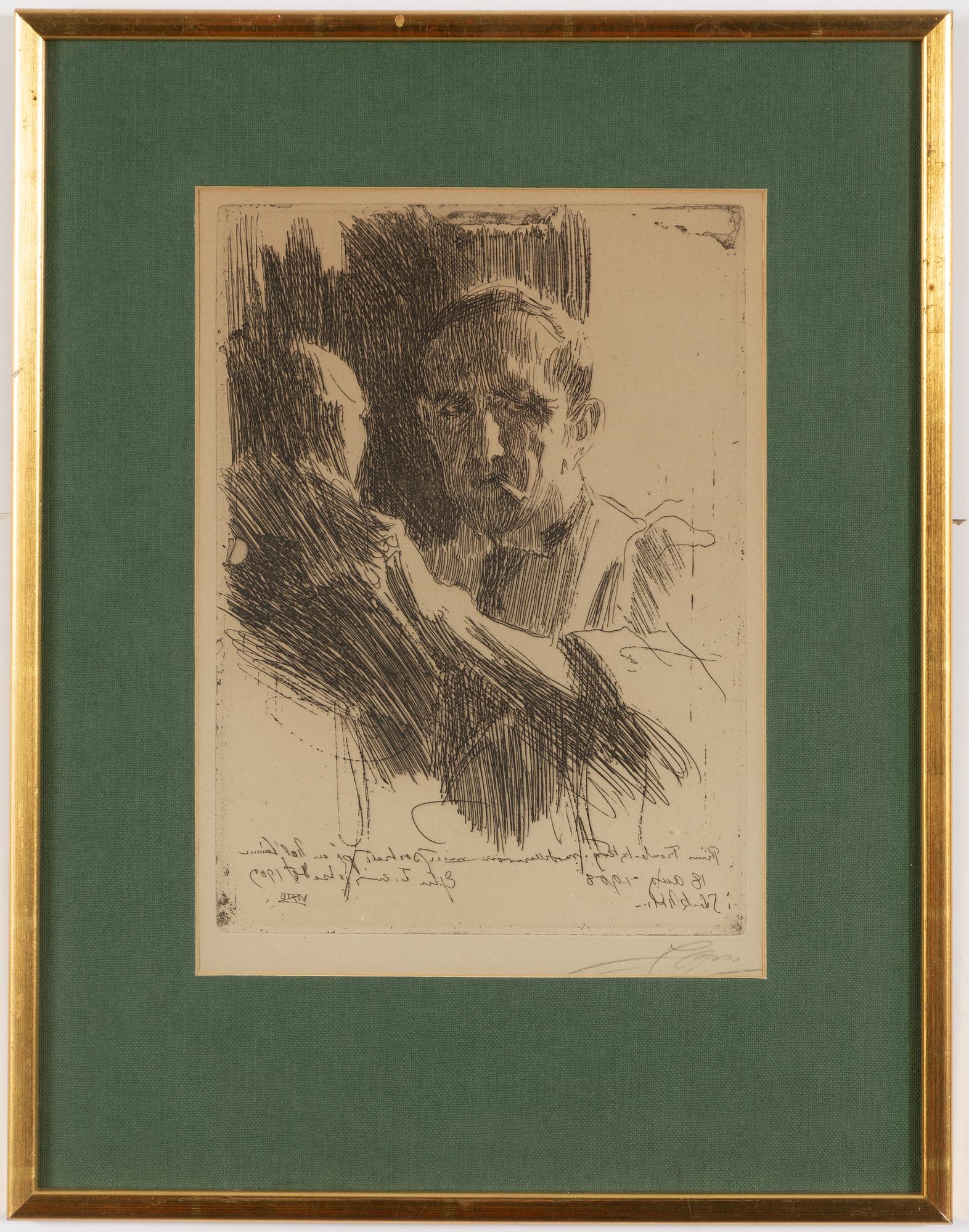 Anders Zorn | Prince Paul Troubetzkoy II (1909) | MutualArt