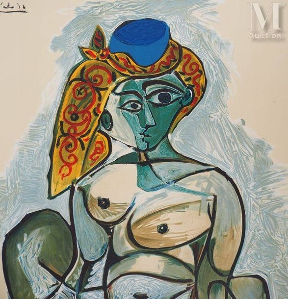 Pablo Picasso | Femme nue au bonnet turc (1974) | MutualArt