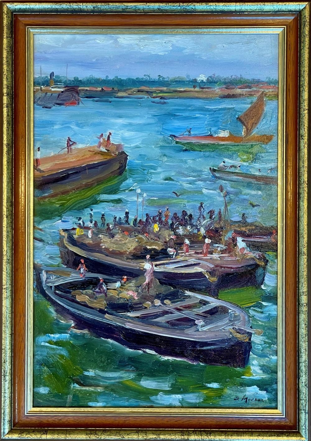 Dora Meeson | Harbour Scene | MutualArt