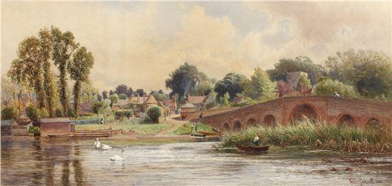 Walter Henry Goldsmith | Sonning Bridge (1888) | MutualArt
