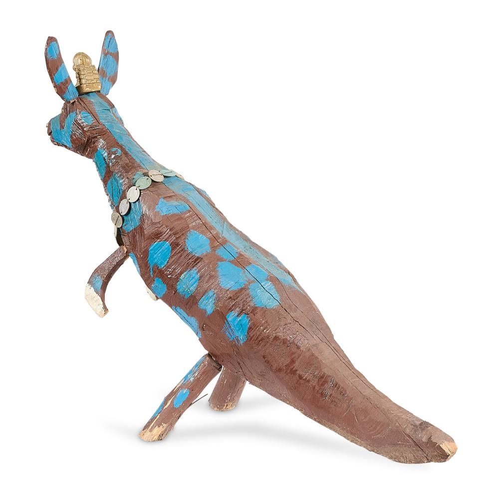 Homer Green | Homer Green Kangaroo Folk Art Sculpture | MutualArt