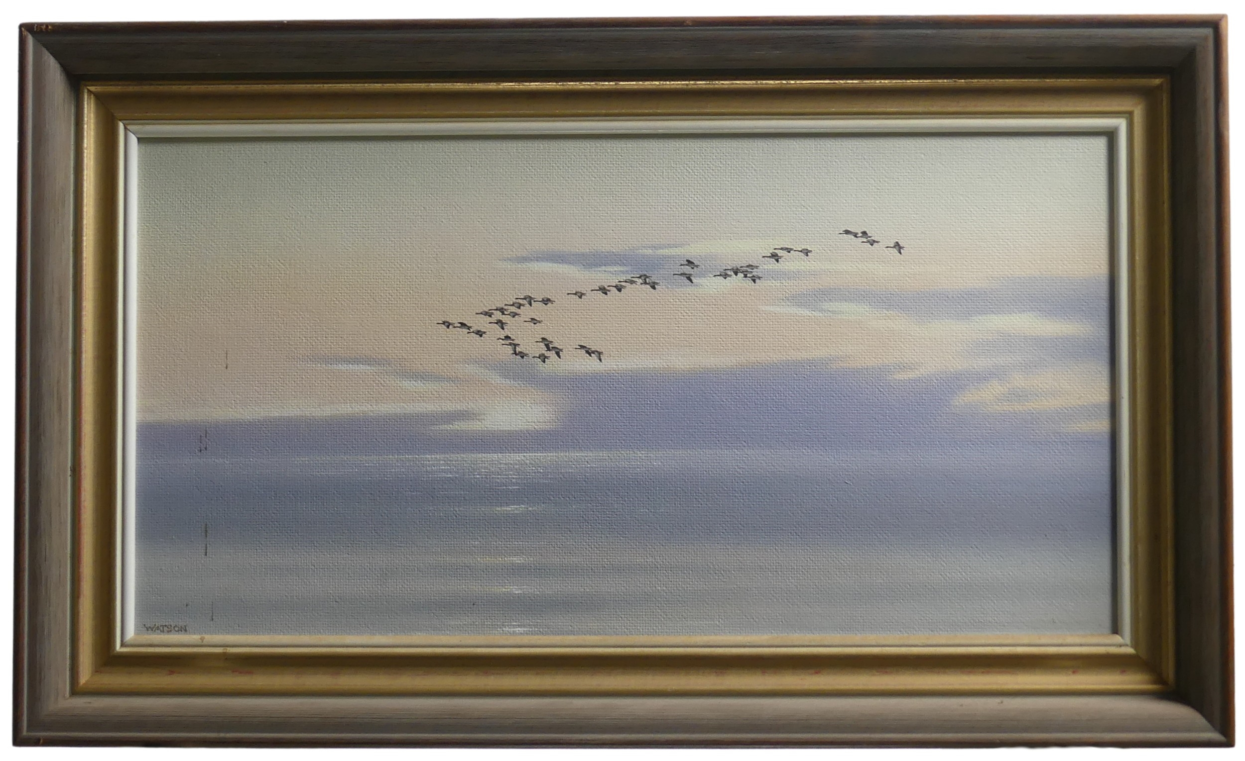 Christopher Watson | Autumn Sunrise and Pink Footed Geese | MutualArt