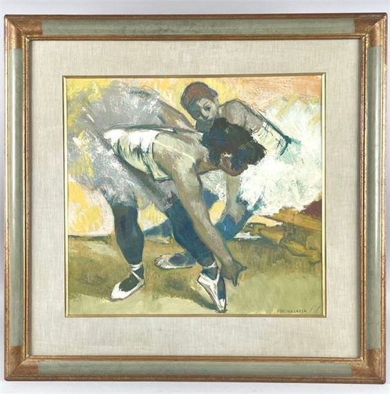 Lucien Joseph‏ Fontanarosa | Two Dancers (1958 - 1960) | MutualArt