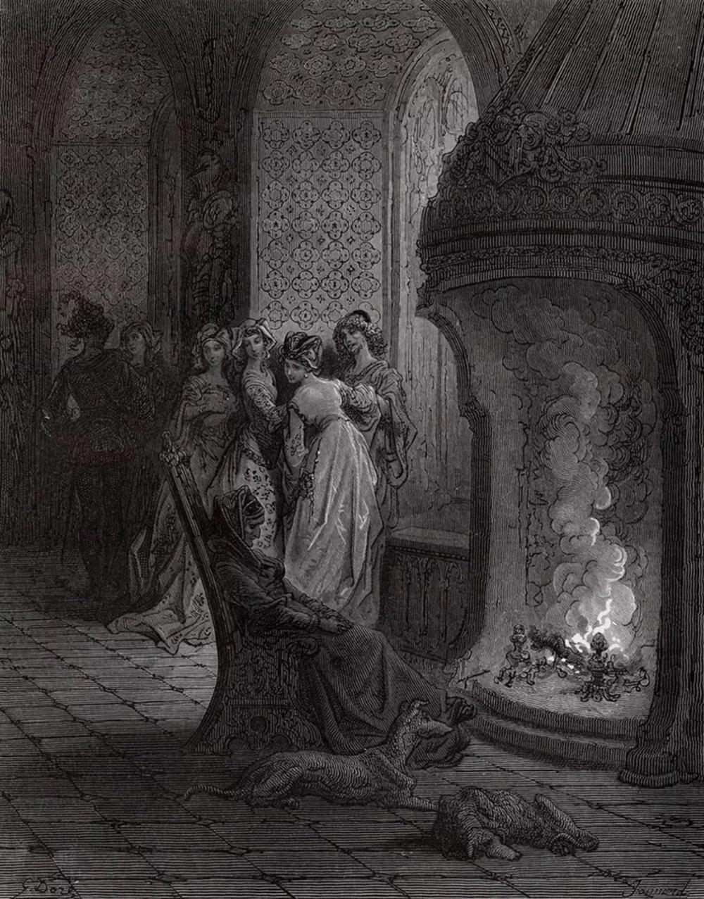 Gustave Doré | AMOROUS ADVANCES (1880) | MutualArt