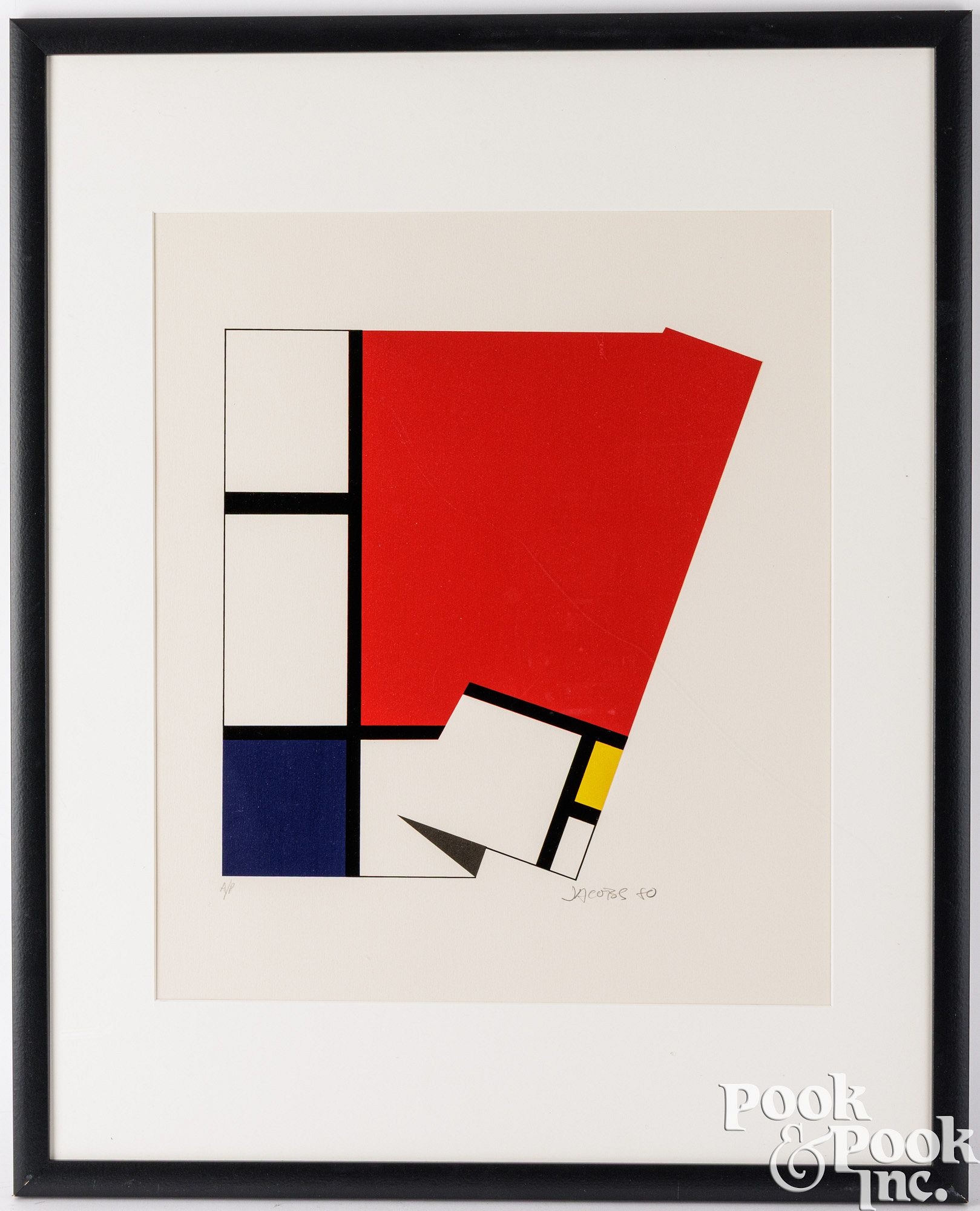 Mark Tobey | Mark Tobey color lithograph and Jim Jacobs serigraph (1974 ...