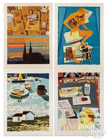 Howard Kanovitz | Four Howard Kanovitz lithographs (1980) | MutualArt