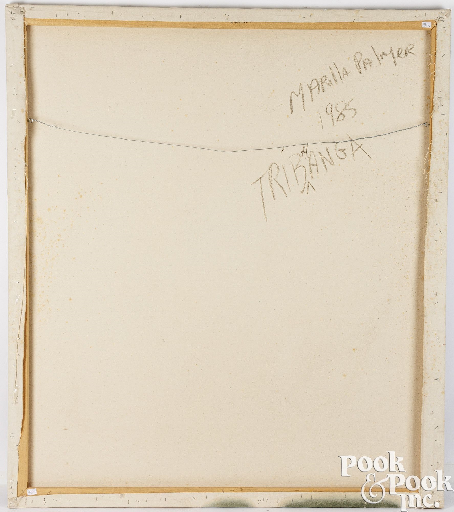 Marilla Palmer | Marilla Palmer large oil on canvas Tribhanga (1985 ...