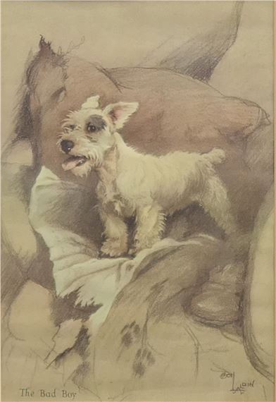Cecil Aldin | The Good Boy and The Bad Boy | MutualArt