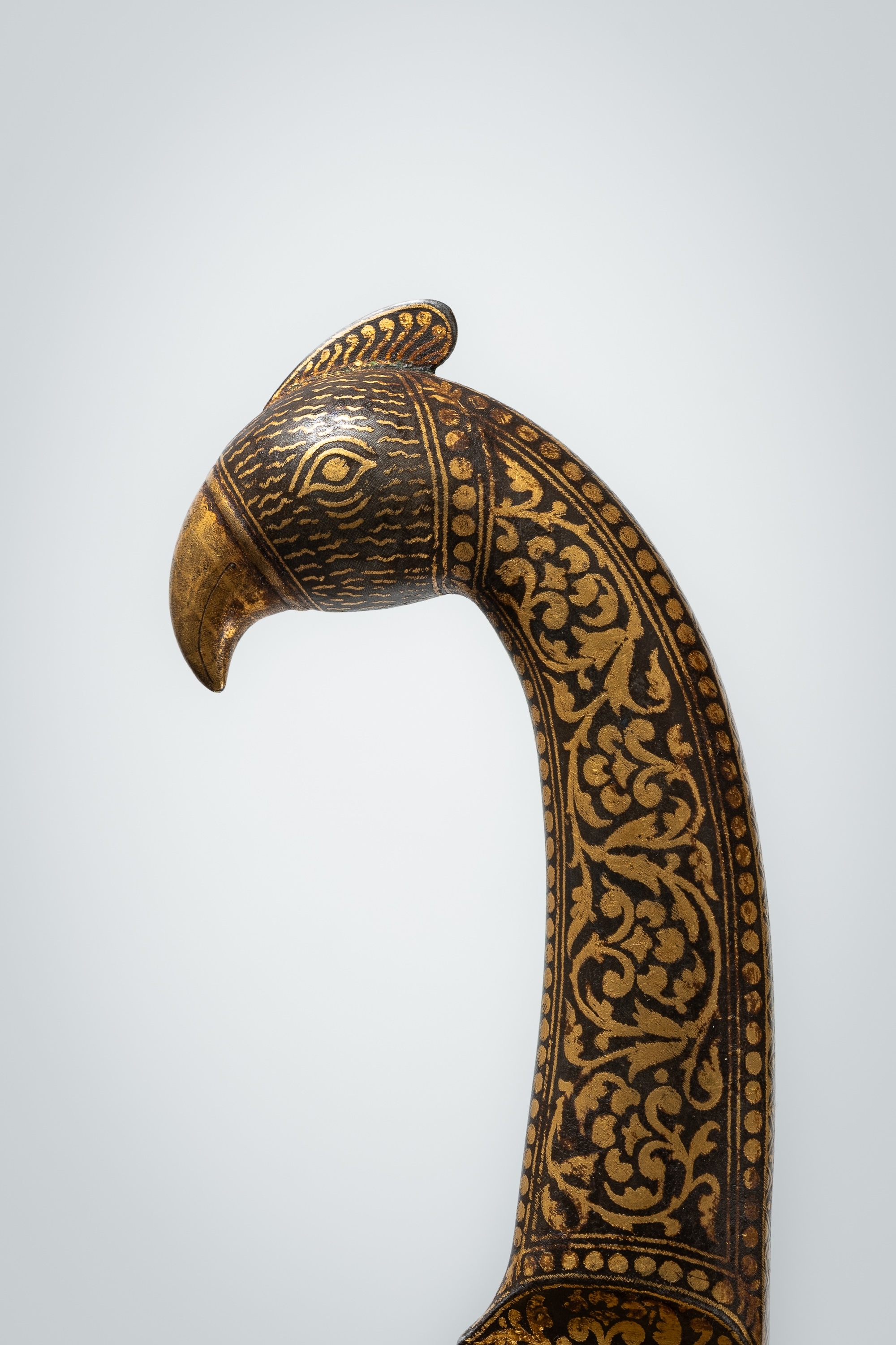 Blade | A MUGHAL-STYLE ‘PEACOCK’ DAGGER AND SCABBARD, KHAJAR | MutualArt