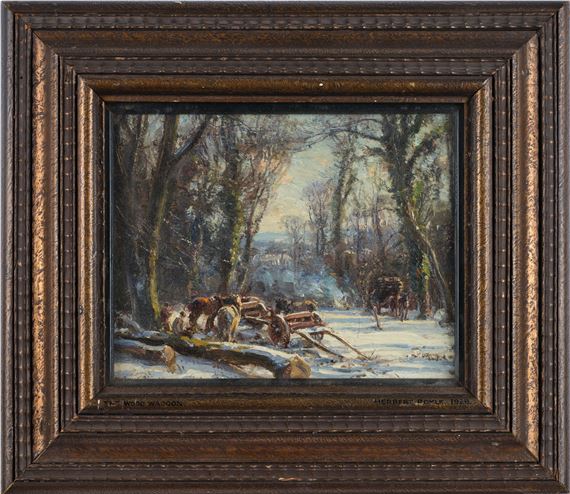 Herbert Royle | Wood Waggoners, Wharfedale (1928) | MutualArt