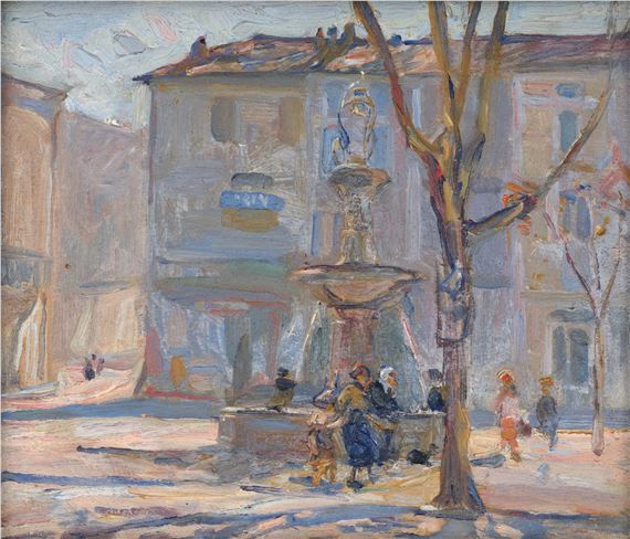 Mark Senior | Continental town square | MutualArt