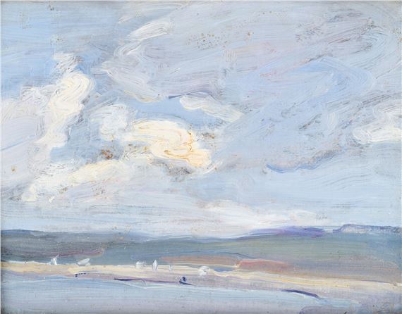 Florence Hess | Extensive beach scene | MutualArt