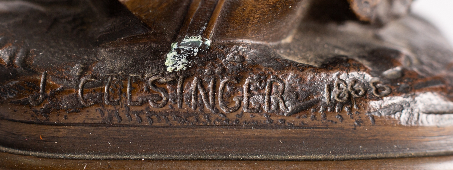 Jean-Baptiste Auguste Clésinger | Model of an owl and a skull; the ...