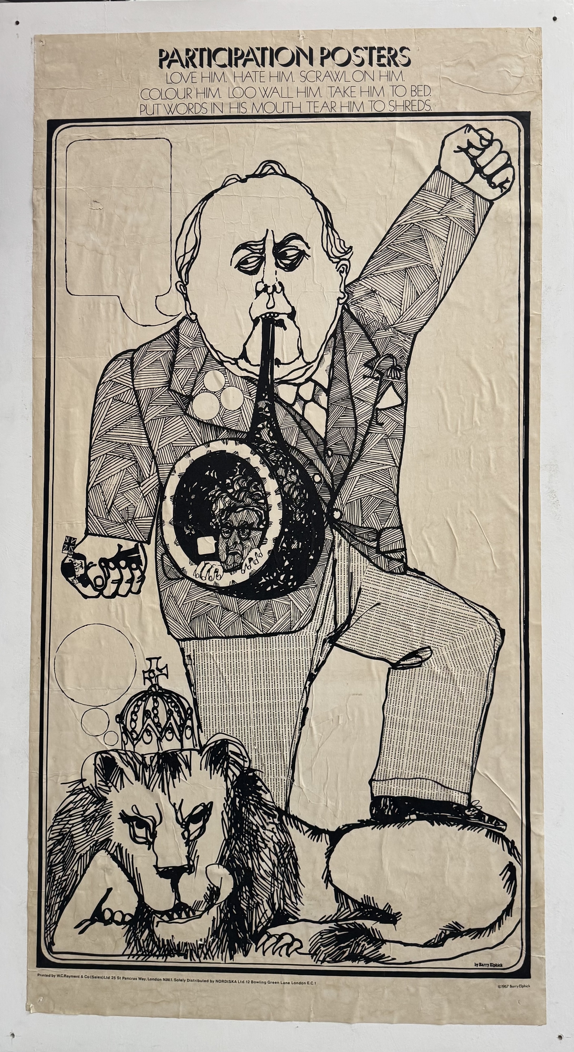 Barry Elphick | Harold Wilson Participation Poster | MutualArt
