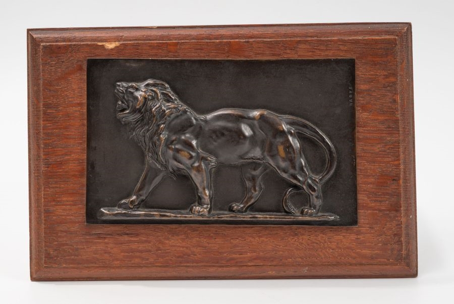 Antoine-Louis Barye | Lion roaring | MutualArt