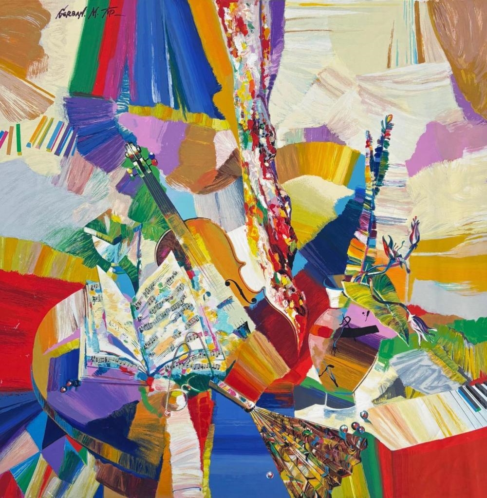 Dima Gorban | Dina Gorban- Silkscreen on canvas | MutualArt