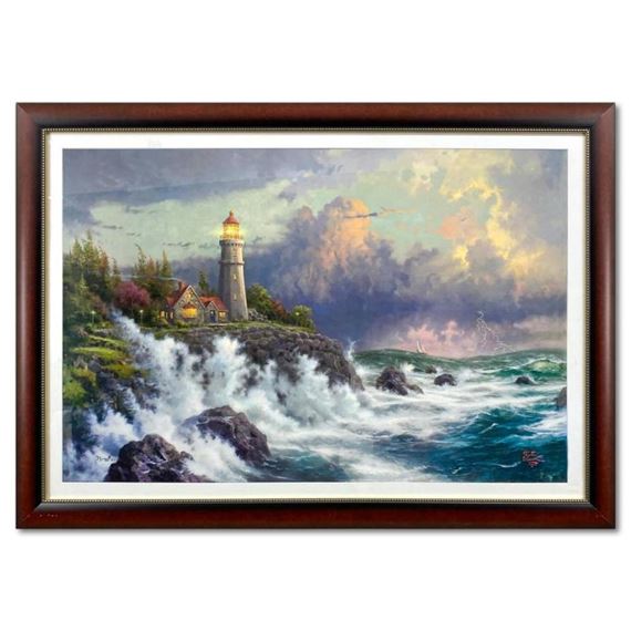 Thomas Kinkade | Conquering the Storms | MutualArt