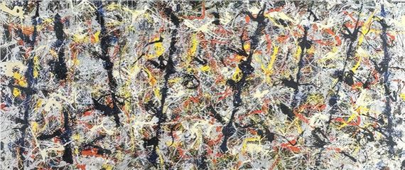 Jackson Pollock | Blue Poles | MutualArt
