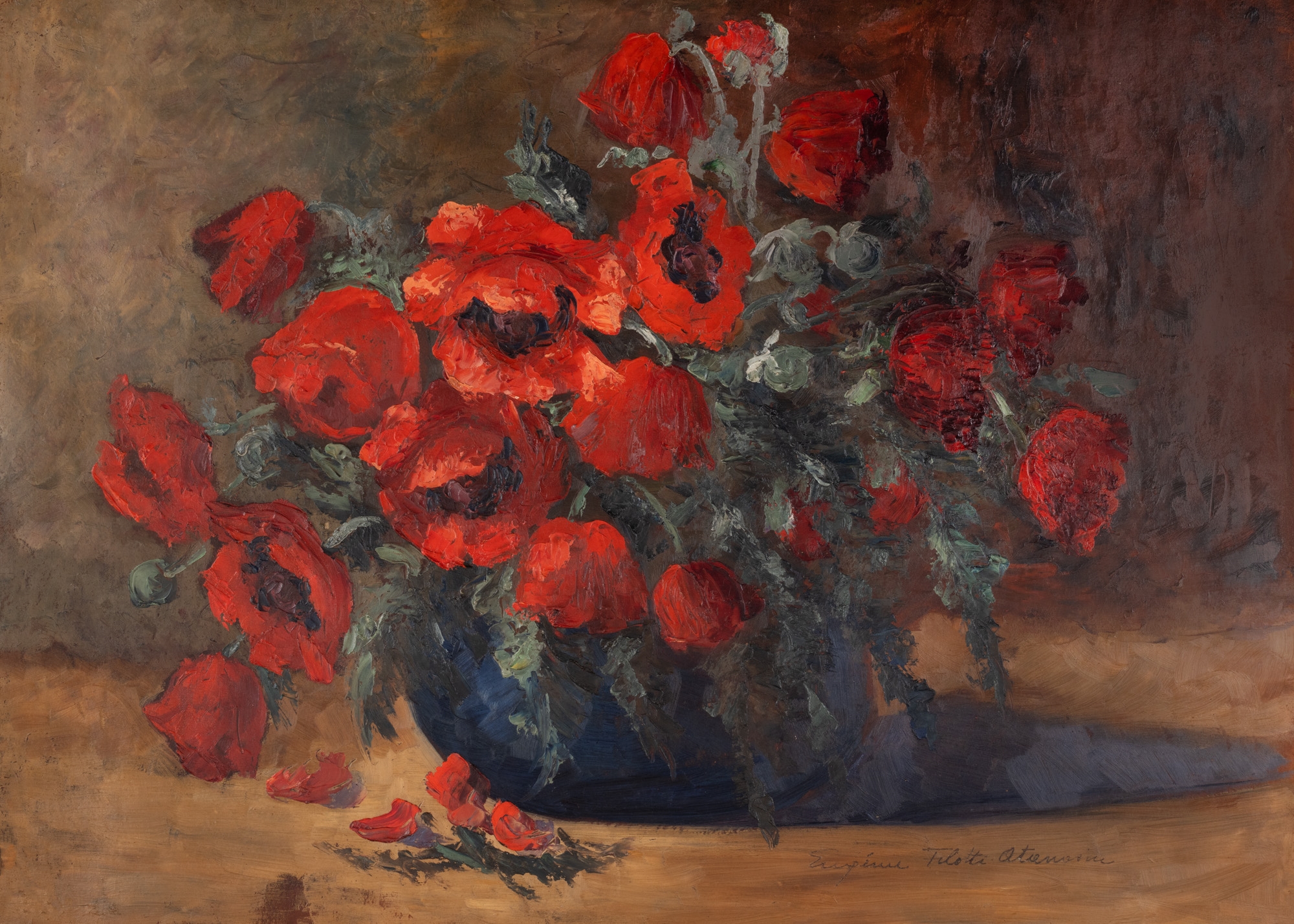 Eugenia Filotti-Atanasiu | Poppy Vase (Circa 17) | MutualArt