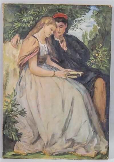 Werner von Pigage | 'Paolo und Francesca' aus: 'La Commedia Divina ...