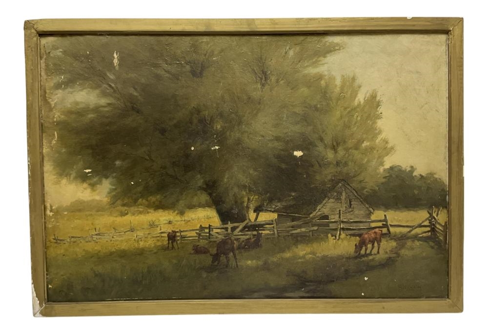 David Walkley | After David Walkley Country Landscape Oil On Board ...