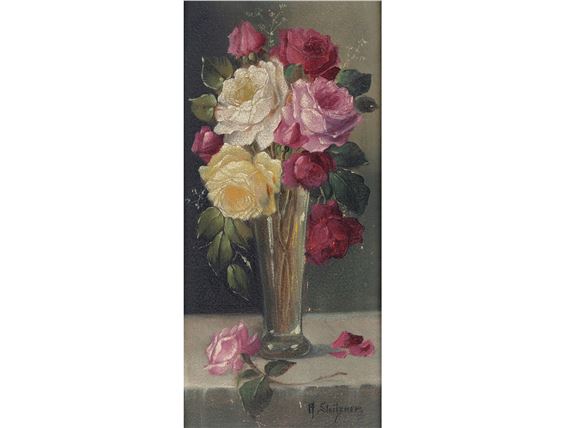 Rudolf Stoitzner | Still life with flowers | MutualArt