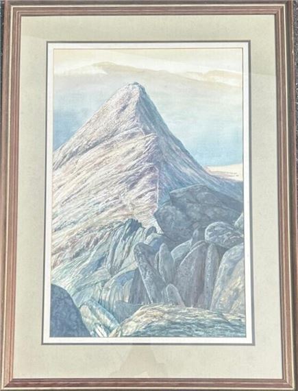 Victor Bramley | Tryfan from Bristly Ridge Snowdonia N.Wales | MutualArt