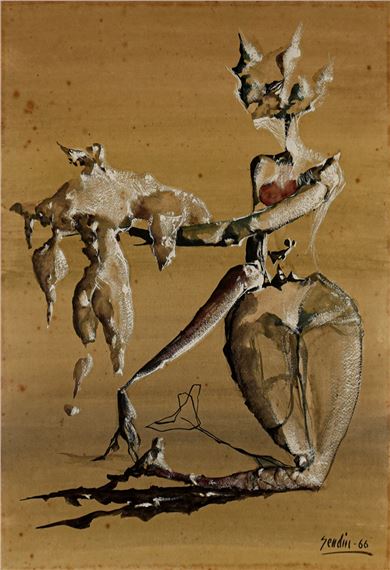 Armando Sendin | Figuras surreais (1966) | MutualArt