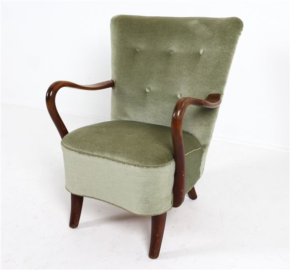 Alfred Christensen | ALFRED CHRISTENSEN STYLE MOHAIR LOUNGE CHAIR ...