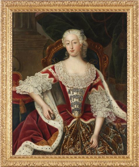 French School, 18th Century | Portrait of Queen Maria Antonia ...