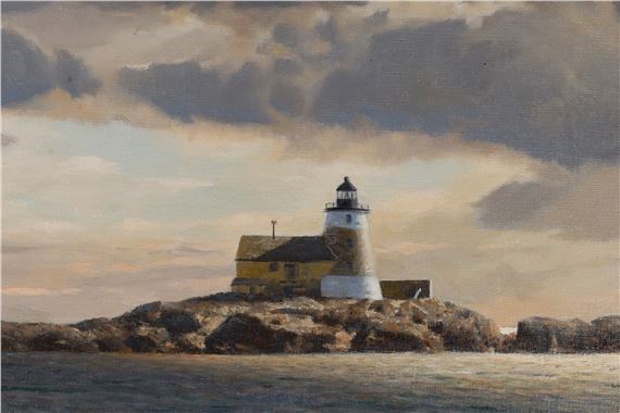 Walter Brightwell | Saddleback Ledge Lighthouse | MutualArt