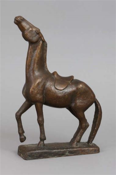 Ehler Meyer | Gesatteltes Pferd | MutualArt