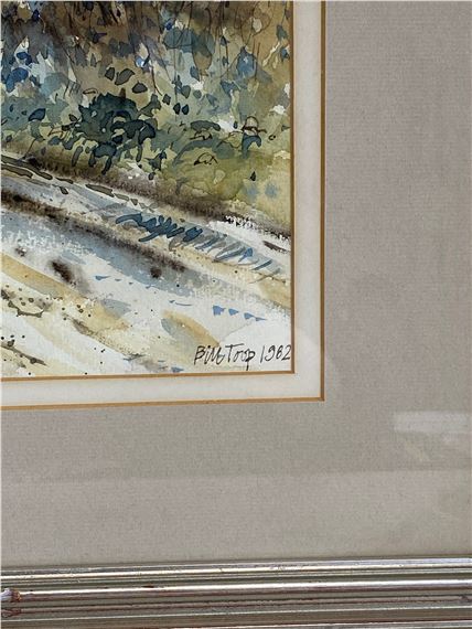 Bill Toop | A contemporary English School watercolour depicting a rural ...