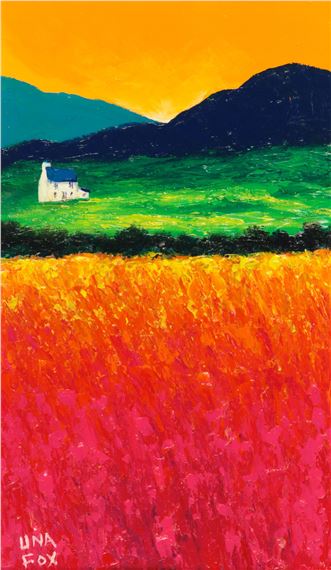 Una Fox | WHITE HOUSE BY THE BLUE SEA | MutualArt