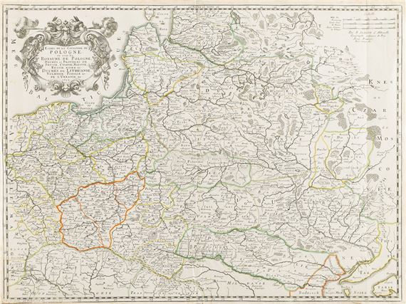 Nicolas Sanson | Mapa Polski (1655) | MutualArt