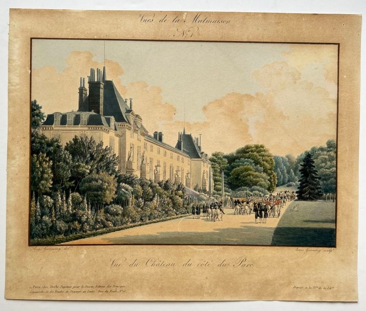 Ambroise-Louis Garneray | View of the Château from the Park (Circa 1800 ...