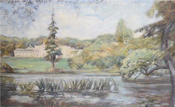 Pauline Slow | country house and gardens (1955) | MutualArt