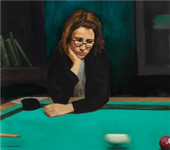 Edgar Bryan | Girl at Pool Table (2001) | MutualArt