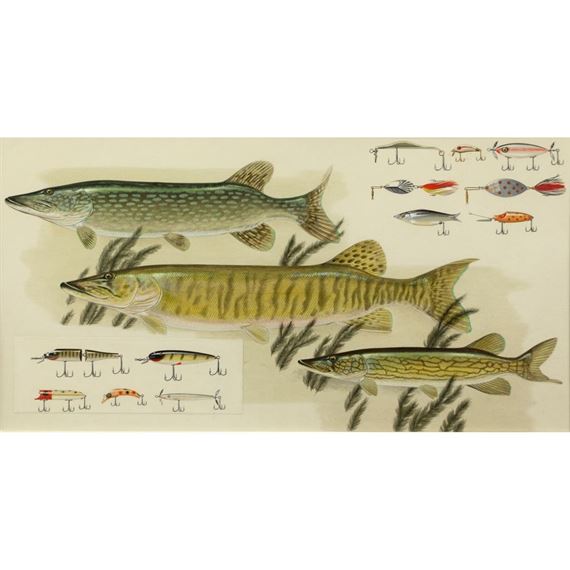 John Carlton Atherton | Freshwater Fish and Lures (1955) | MutualArt