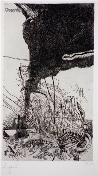 Giuseppe Zigaina | Qualcosa che brucia (1980) | MutualArt