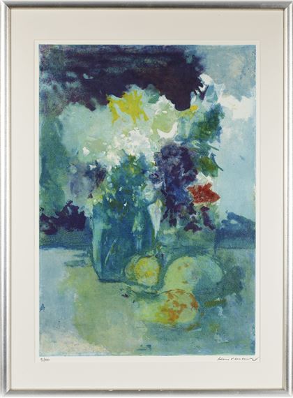 Kees Verwey | A still life with fruits and flowers | MutualArt