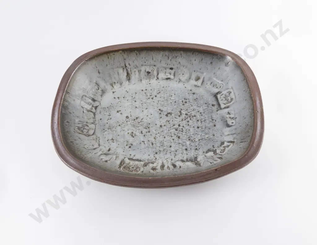 Len Castle | Large Len Castle Rectangular Platter | MutualArt