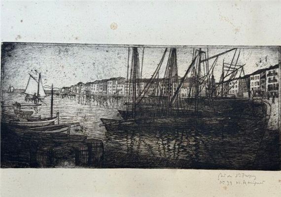 Marcel Amiguet | Port de Saint-Tropez | MutualArt